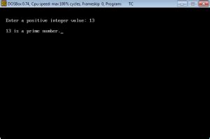 C Program To Find Prime Number Or Not Using For Loop
