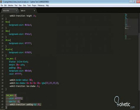 Barra Horizontal Con Efecto Hover En Html5 Css3 Y Bootstrap Solvetic
