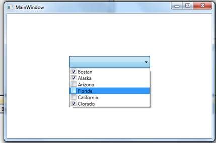 Combo Box Control In Wpf Mindstick