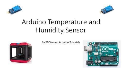 Arduino Temperature And Humidity Sensor YouTube