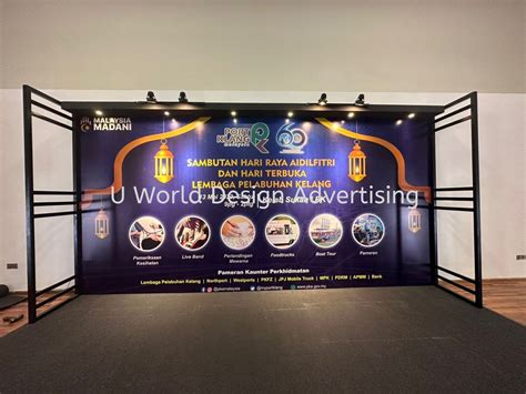 Event Backdrop Tarpaulin Lighting System3 Backdrop Printing Display