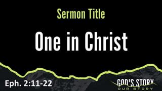 Eph 211 22one In Christpptx
