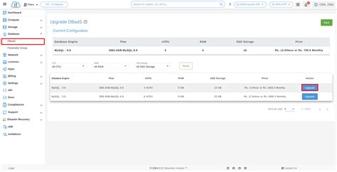 Manage Your Database E2e Cloud