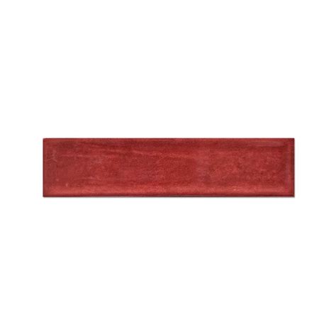 Cut Sample Vedra Cherry Red Ceramic Brick Wall Tiles Stone Tile Company