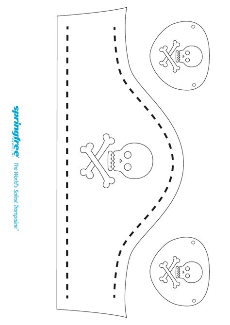 Pirate Hat Template White Download Printable Pdf Templateroller