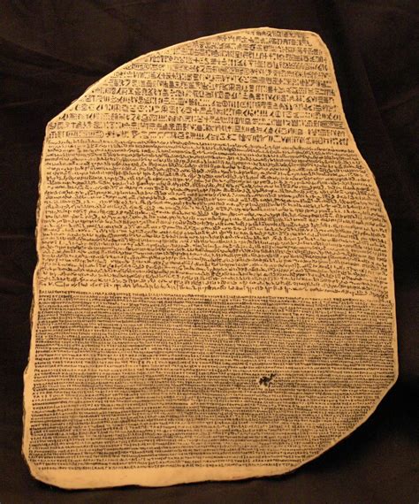 Request A High Res Image Of The Rosetta Stones Inscriptions R