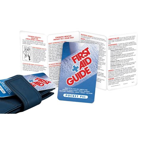 First Aid Guide Pocket Pal Personalization Available Positive