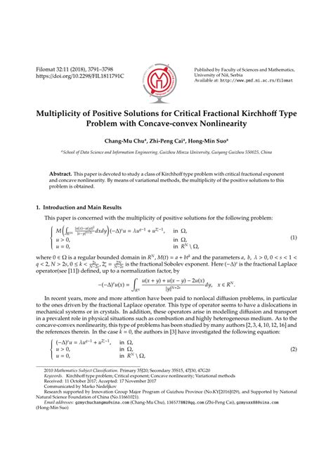 pdf multiplicity of positive solutions for critical fractional