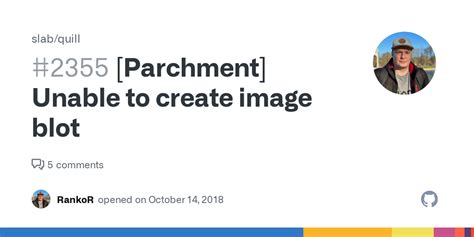 [parchment] unable to create image blot · issue 2355 · slab quill · github