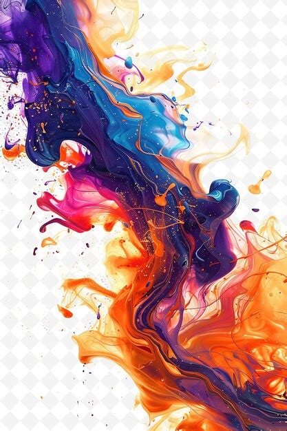 Png Abstract Expressionism Glitch With Distorted Shapes Abstract