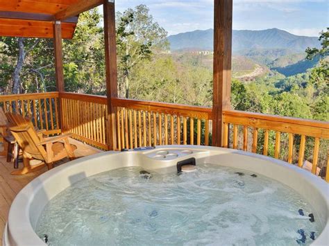 Brand New Custom Cabin W Amazing Views Tw Vrbo Hot Tub Smoky