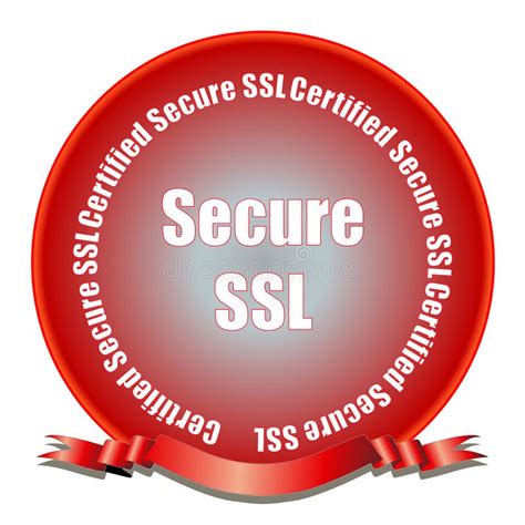 Secure SSL Seal Stock Vector Illustration Of Connet Safety 7795241
