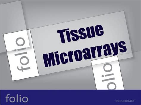 Tissue Microarray Presentation Key