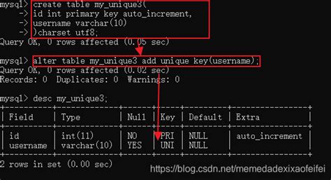 Mysql基础6 列属性（主键、自动增长、唯一键）主键属性 Csdn博客