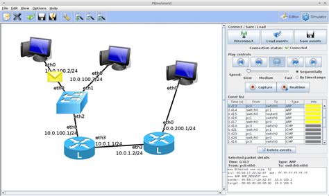 Psimulator2 A Graphical Network Simulator Open Source Routing And