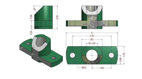 Autodesk Inventor Indonesia Bracket Inch YouTube