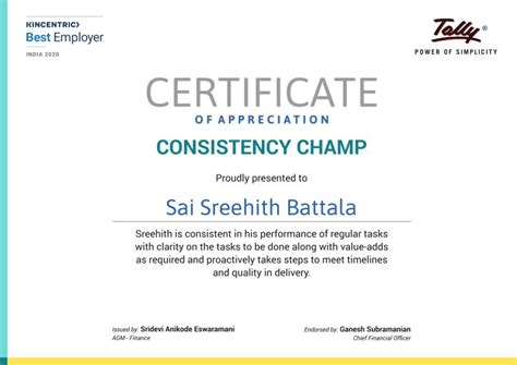 Ca Sreehith Sai On Linkedin Thankyou Tallywala 16 Comments