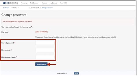 update a temporary password video help