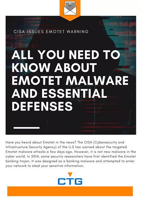 Cisa Issues Emotet Warning Pdf