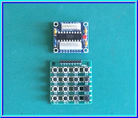 1x mm74c922n keypad 4x4 matrix key switch 16 key encoder module