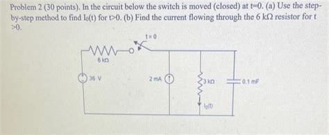 solved problem 2 30 points in the circuit below the