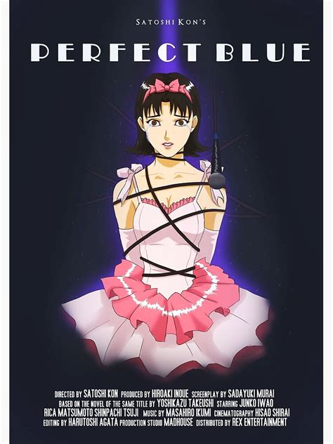 Perfect Blue Chained Girl Premium Matte Vertical Poster Sold By Madelyn Delanuez Sku 42292617