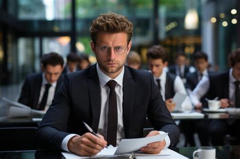 Collaborative Office Environment For Business Success Generative Ai Premium Ai Generated Image