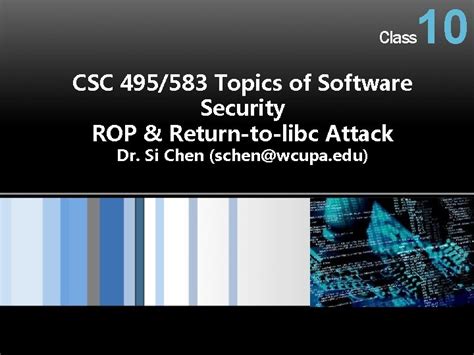 10 class csc 495583 topics of software security