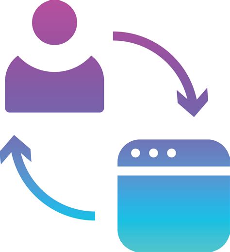 Interaction User Experience Software Development Gradient Solid Icon