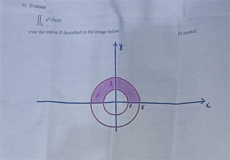 B Evaluate ∬rx2dxdy Over The Region R Described In