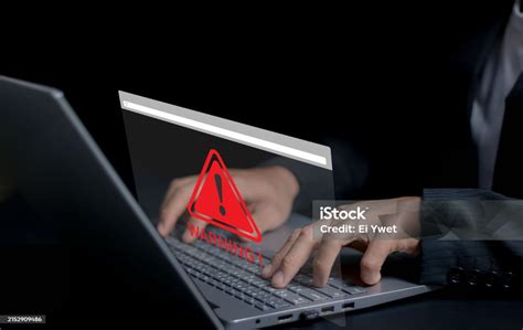System Warning Error Popup And Maintenance System Concept Cyber Attack