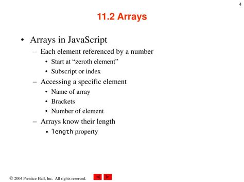 PPT Chapter JavaScript Arrays PowerPoint Presentation Free Download ID