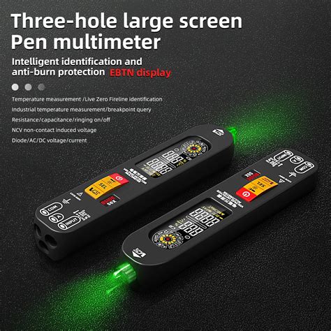 Bside Smart Digital Multimeter Tester Electrical Ammeter Rechargeable