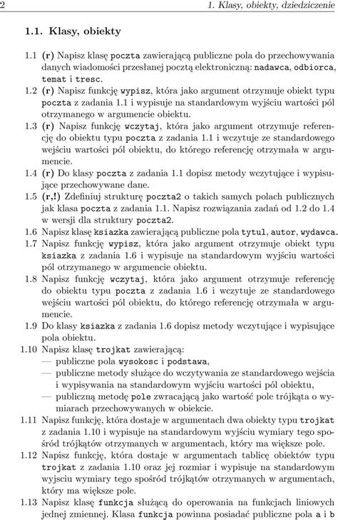 Zbiór zadań z programowania w języku C C cz PDF Darmowe pobieranie