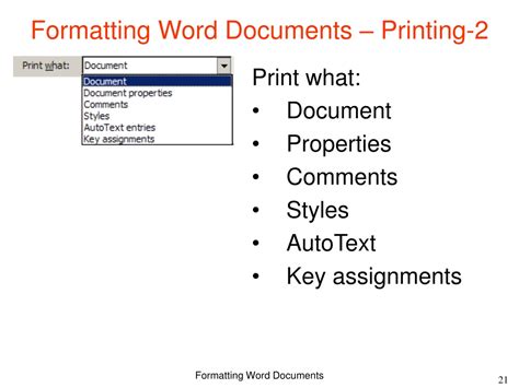 Ppt Mastering Word Document Formatting A Comprehensive Guide Powerpoint Presentation Id 9365625