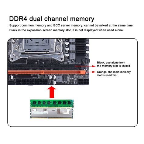 Mua LGA 2011 V3 ATX Motherboard, X99H SATA Port Gaming Motherboard ...