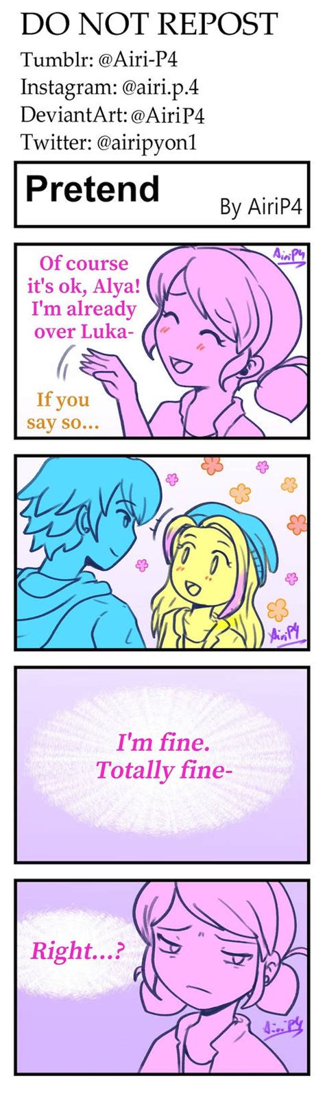 Lukanette Comic Pretend By Airip4 On Deviantart