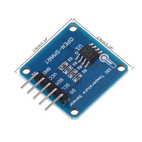 Kiss Lm75a Iic I2c โมดูลเซ็นเซอร์วัดอุณหภูมิสูงสําหรับ Arduino Kissinu Th Thaipick