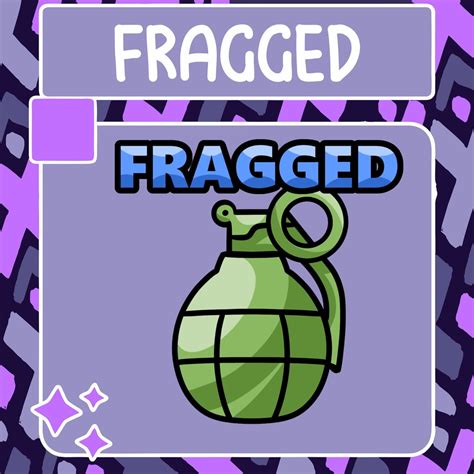 Fragged Grenade Emote Twitch Emote Youtube Emote Discord Emote