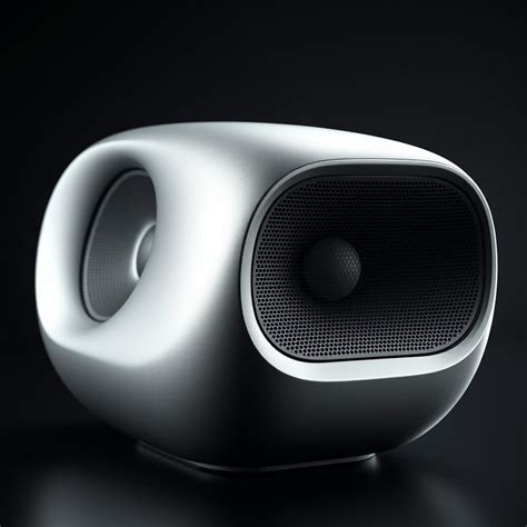 Sleek Futuristic Speaker Design A Minimalist Marvel