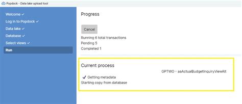 Popdock Data Lake Upload Tool Installation And Usage Guide For Sql