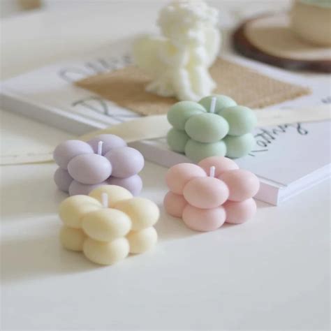 Multicolor Bubble Cube Candle Small At ₹ 47 Piece In Surat Id 2857621343833