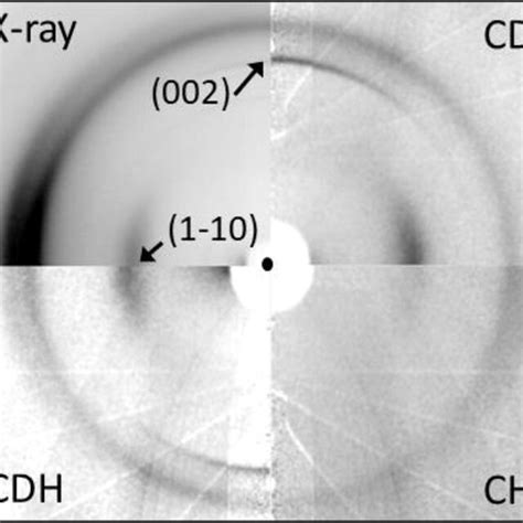 fiber diffraction patterns collected from cellulose ii using