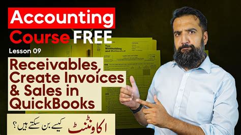 Create Invoices Sales Receipts In QuickBooks Urdu Hindi By AzadChaiwala Class YouTube