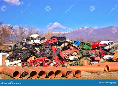 Schroothoop Stock Afbeelding Image Of Stuk Aangetast 496597