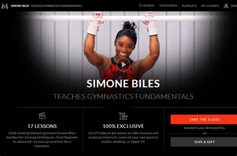 Simone Biles Masterclass Review 2025 Education Speaks