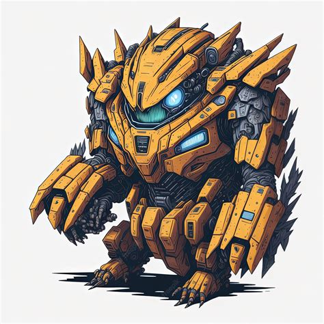 Premium Vector Robot Design Transformer Machine Metal Colorful