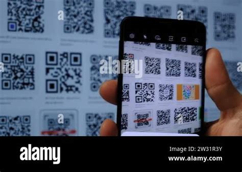 Camera Qr Scan Stock Videos Footage HD And K Video Clips Alamy