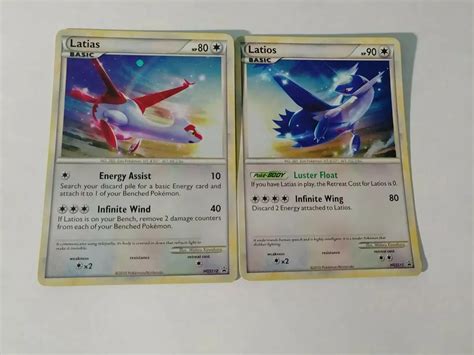 Pokemon Latios And Latias Cards