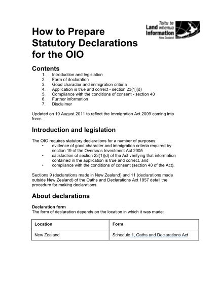 21 Statutory Declaration Form Immigration Page 2 Free To Edit Download And Print Cocodoc